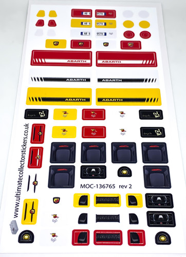 Lego Sticker Sheet for 695 Abarth Biposto (MOC-136765) by PanDanBrick ...