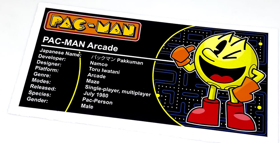 Lego UCS Sticker for PAC-MAN Arcade 10323 | U C Stickers