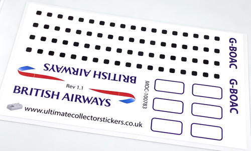 Lego Sticker Sheet for Concorde by bru_bri_mocs (MOC-100783) | U C Stickers