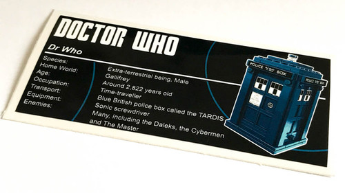 Lego Creator UCS Sticker for Dr Who 21304 | U C Stickers