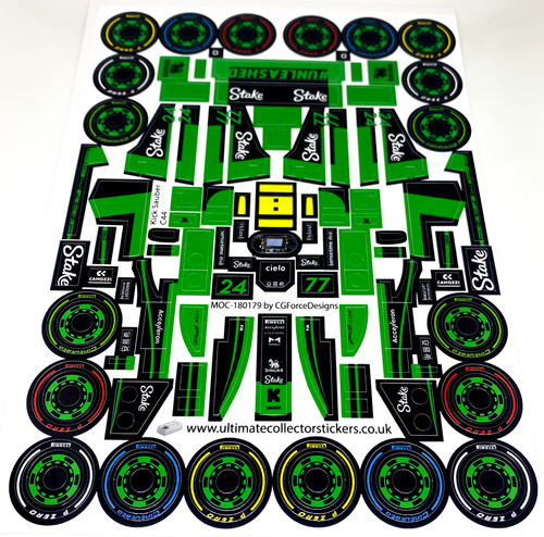 Sticker Sheet for Stake F1 Team Kick Sauber - C44 (MOC-180179) | U C ...