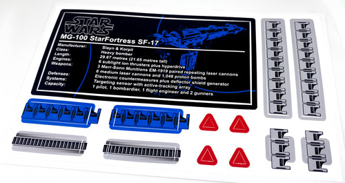 Lego Star Wars Sticker Sheet for Star Bricks B Project SB00301 | U C ...