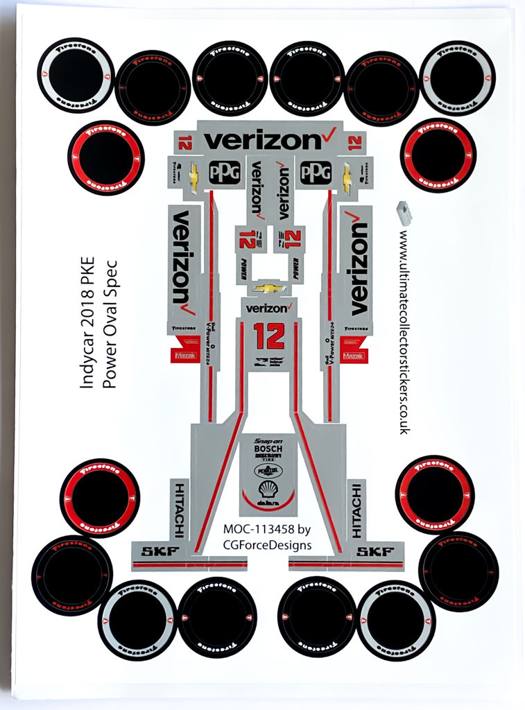Lego Sticker Sheet for Indycar 2018 PKE Power Oval Spec by LegoCG (MOC ...