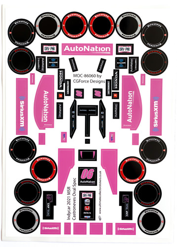 Sticker Sheet for Indycar 2021 MSR Castroneves Oval Spec by LegoCG (MOC ...