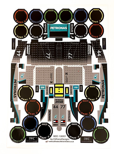 Lego Sticker Sheet for F1 Mercedes W10 by LegoCG (MOC-126921) | U C ...