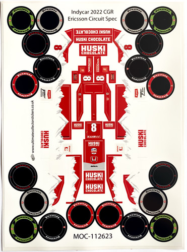 Sticker Sheet for Indycar 2022 CGR Ericsson Circuit Spec by LegoCG (MOC ...