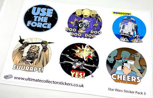 Star Wars Sticker Pack 3 | U C Stickers