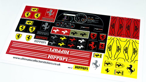 Lego Technic MOC Sticker Sheet for Ferrari F12 (MOC-41271) | U C Stickers