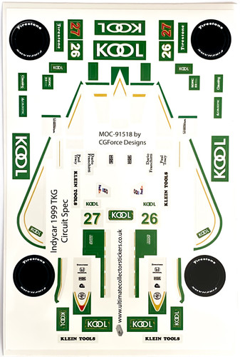 Lego Sticker Sheet for Indycar 1999 TKG Circuit Spec by LegoCG (MOC ...