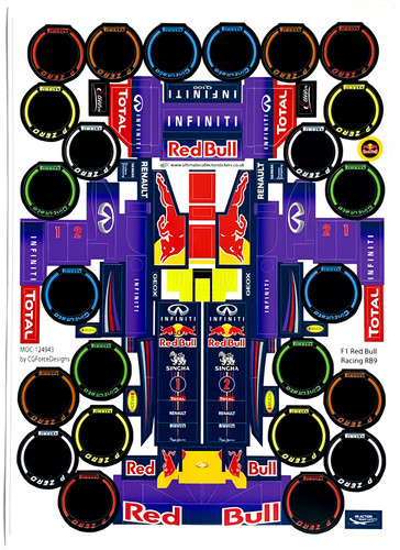 Lego Sticker Sheet for F1 Red Bull Racing RB9 by LegoCG (MOC-124943 ...