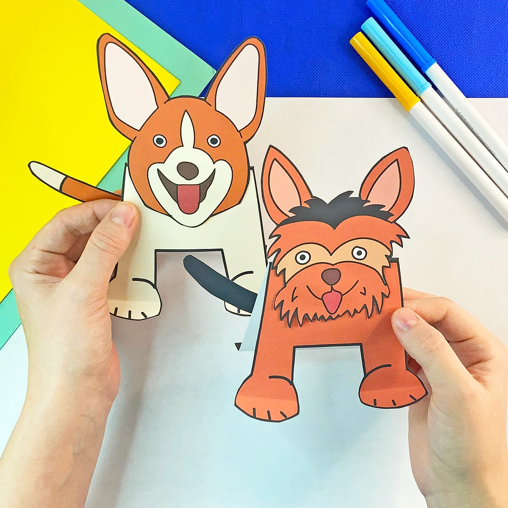 Cute Puppy Dog Stand Up Craft