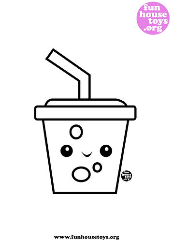 slushies coloring pages