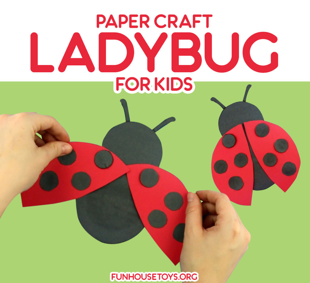 Ladybug Paper Craft for Kids