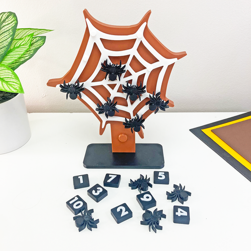 Spider Web Build & Count STEM Learning - Montessori Counter Cobb Web ...