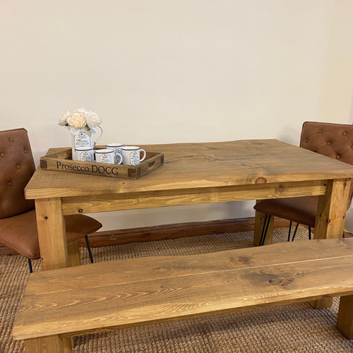 Classic Plank Live Edge Table | kingsmaninteriors