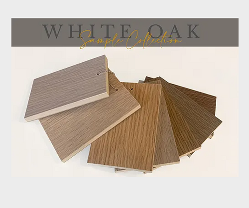 White Oak Collection Sample Pack - 8 Finishes | blisscabinets