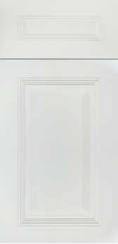 CLASSIC WHITE FRAMELESS SAMPLE DOOR | blisscabinets