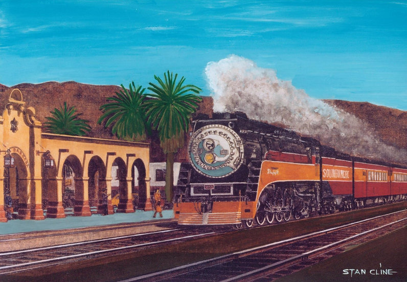 Southern Pacific Daylight, Santa Barbara (1950) | gallery