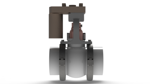 PVC Remote Gate valve for irrigation | Aedaa Equipments Pvt