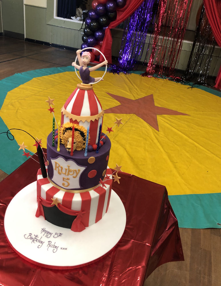 The best Greatest Showman birthday cake i've come across.