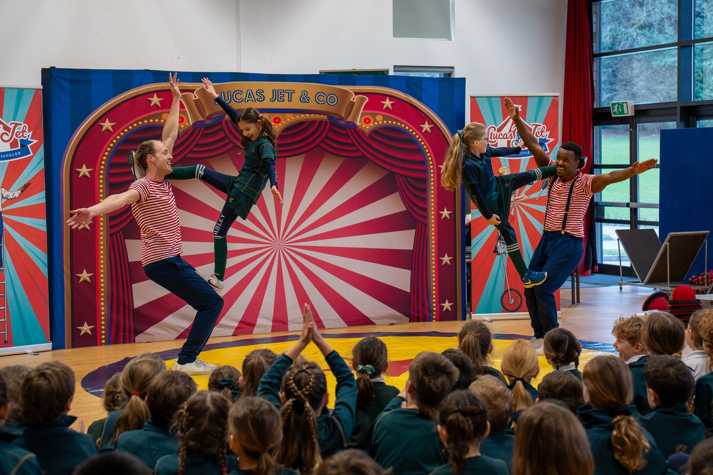 School Circus Shows & Circus Skills Workshops | Lucas Jet | England