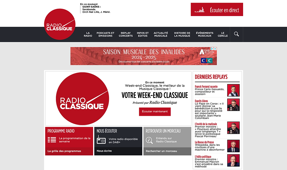 Les radios de musique classique en France : laquelle est faite pour ...