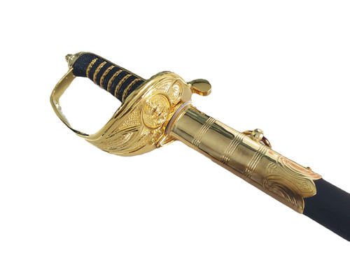 Charles III 24 K Royal Navy Master-at-Arms Warrant Officers Sword and ...