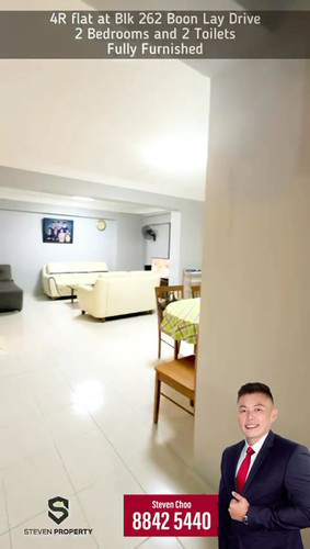 4R flat for rent at Blk 262 Boon Lay Drive. Near to Boon Lay MRT ...