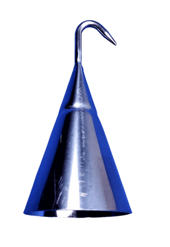 Stainless Steel Bell Scraper w/ Hook – Efficient Meat Processing