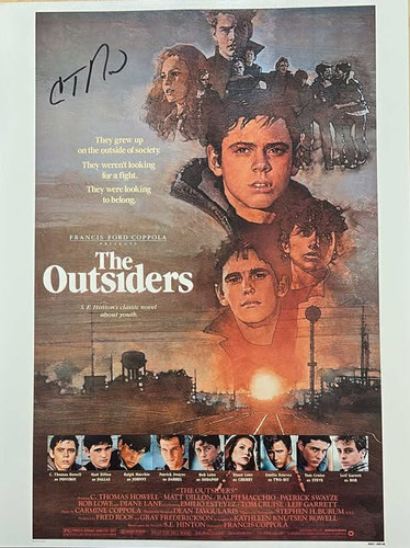12x16" The Outsiders Print Signed by C Thomas Howell | Action Force Toys