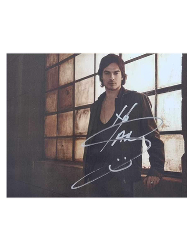 10x8" Vampire Diaries Print Signed by Ian Somerhalder | Action Force Toys