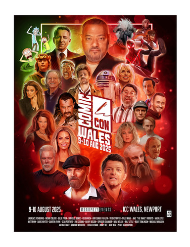 Official Comic Con Wales 2025 Ltd Edition & Numbered 12x16" Event ...