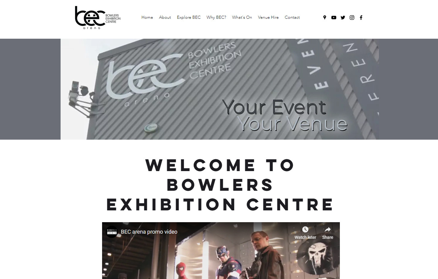 UK Venue Hire | BEC Arena | Manchester