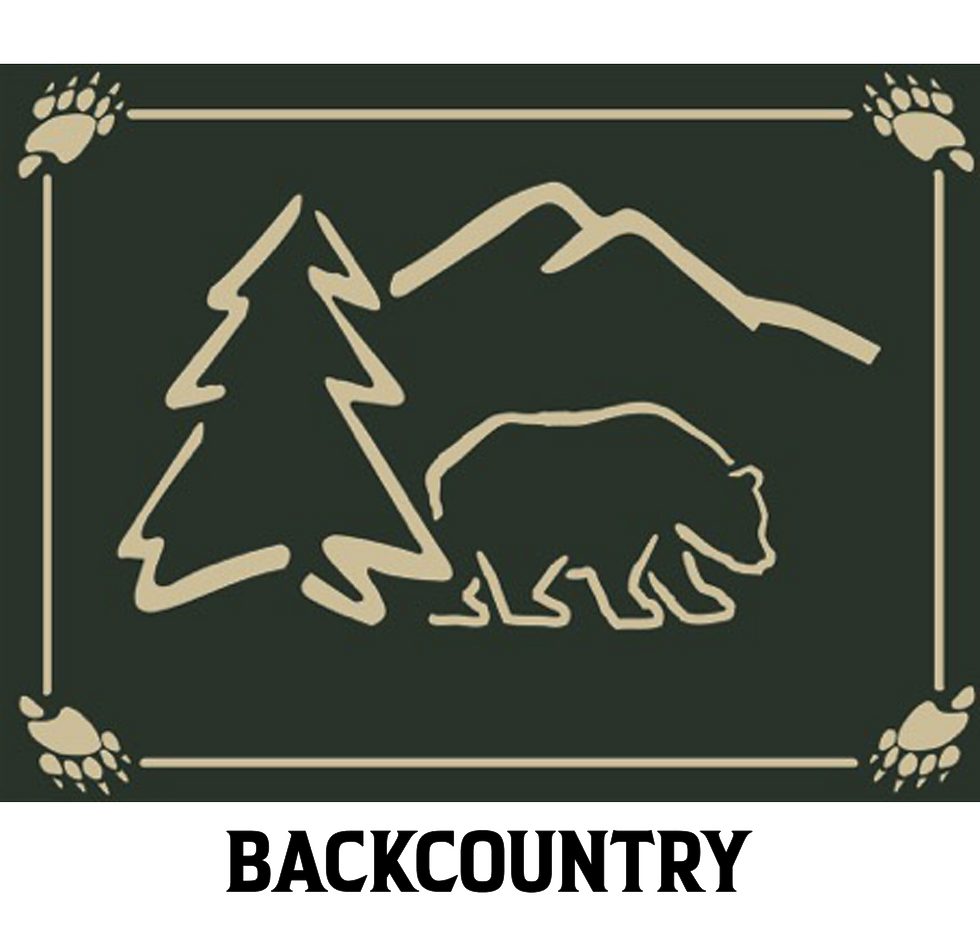 BC - GROUND MAT 9'X12' BEAR/TREES | Backcountry Engraving & Apparel