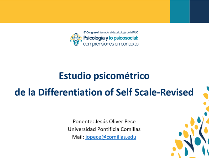 Estudio psicométrico de la Differentiation of Self Scale-Revised