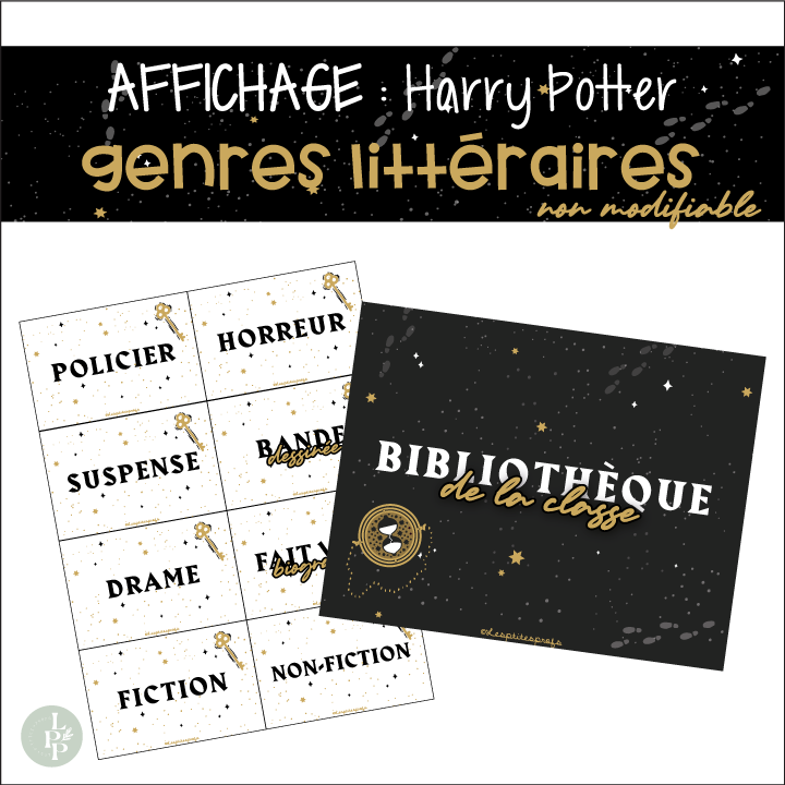 Affichage de classe : Harry Potter | Les P'tites Profs