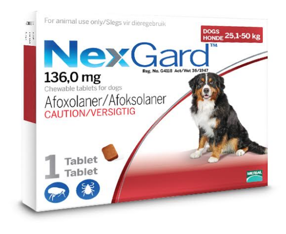NexGard® 25 - 50 KG (1 tab)