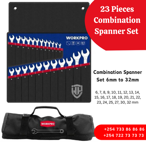 WorkPro 23 Piece Combination Spanner Set | AUTO DIAGNOSTICS 254