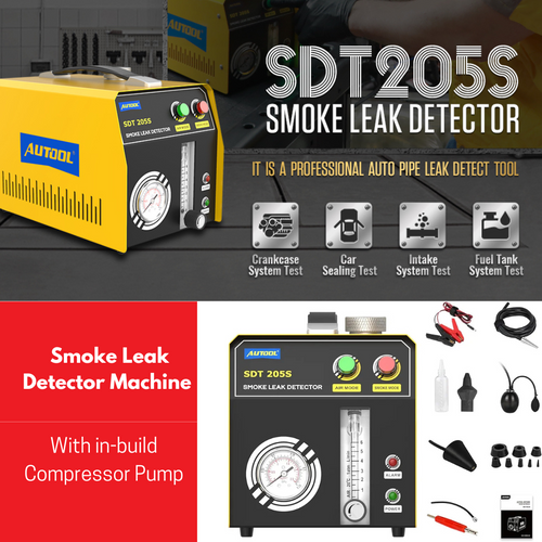 Smoke Leak Detector Machine - Autool SDT205s | AUTO DIAGNOSTICS 254