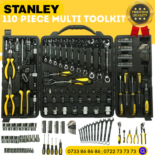 Stanley 110 Piece Multi-Set Toolkit | AUTO DIAGNOSTICS 254