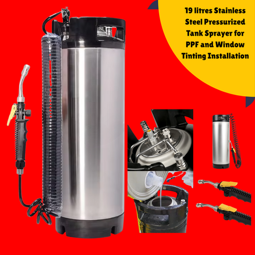 19 litres Pressurized Tank Sprayer for PPF and Window Tinting | AUTO ...