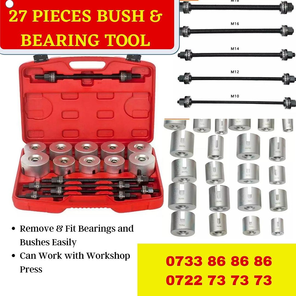 27 Pieces Universal Press & Pull Bush & Bearing Tool | AUTO DIAGNOSTICS 254