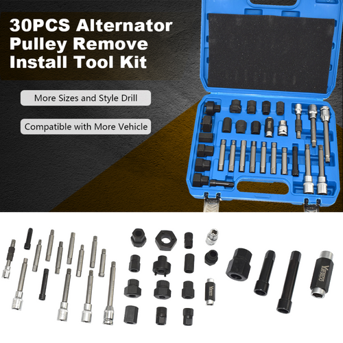 Alternator Pulley Remover Installer Tool Kit | AUTO DIAGNOSTICS 254