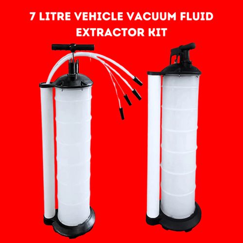 7 Litre Vehicle Manual Vacuum Fluid Extractor Kit | AUTO DIAGNOSTICS 254