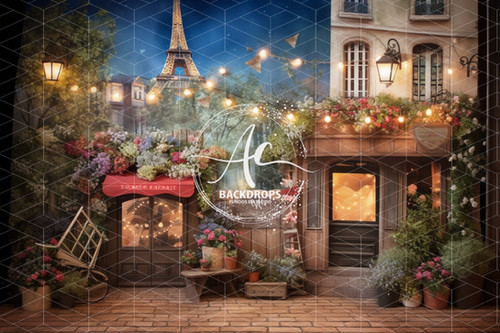 Fundo Fotográfico em Tecido - Paris - 3D | AC Backdrops
