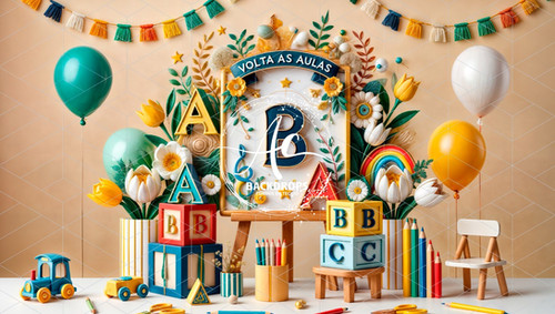 Fundo Fotográfico em Tecido - Formatura e Volta as Aulas | AC Backdrops