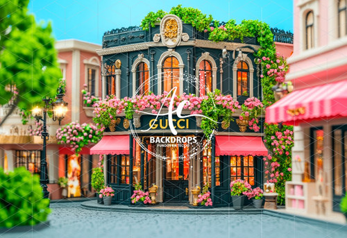 Fundo Fotográfico em Tecido - MARCA - Gucci - ENCANTO | AC Backdrops