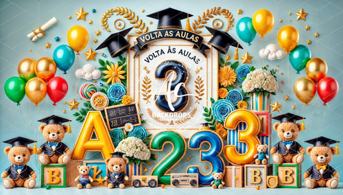 Fundo Fotográfico em Tecido - Formatura e Volta as Aulas | AC Backdrops