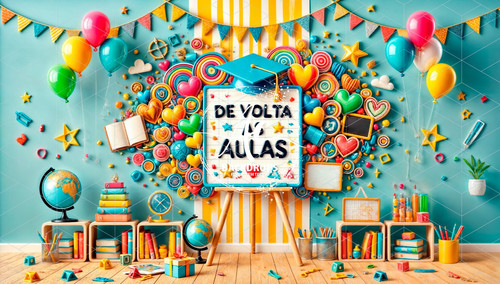 Fundo Fotográfico em Tecido - Formatura e Volta as Aulas | AC Backdrops