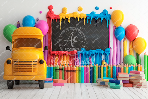 Fundo Fotográfico em Tecido - Volta as Aulas - Encanto 3D | AC Backdrops